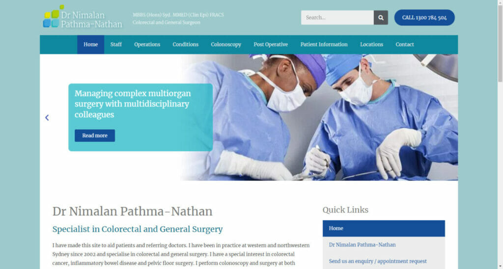 A/Prof Nimalan Pathma, Colorectal Specialist - thelematics.com